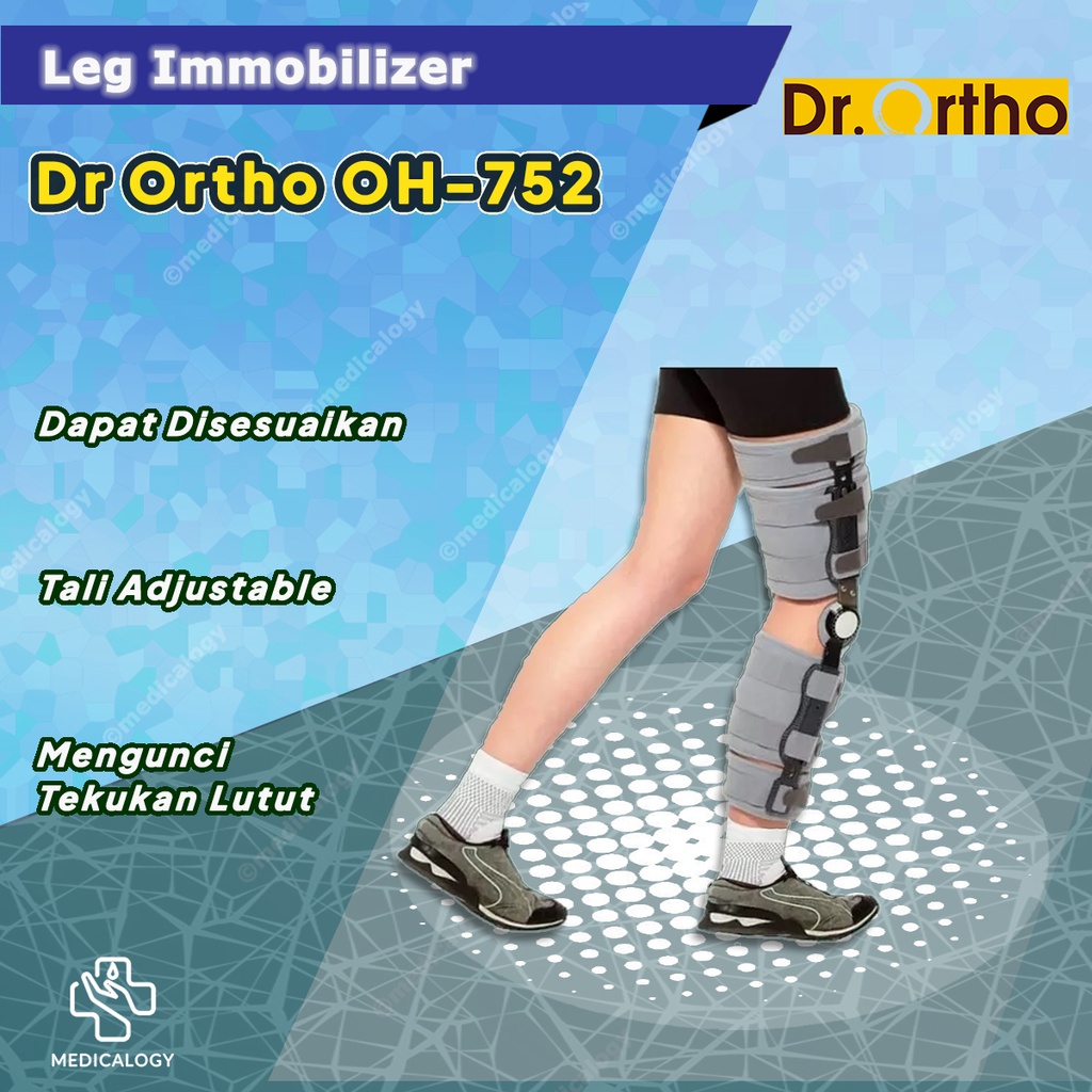 Jual Dr Ortho Stretchable ROM Leg Immobilizer Pro | Shopee Indonesia