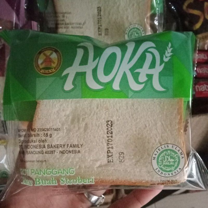 Jual Roti Aoka Rasa Stroberi 65 gram | Shopee Indonesia