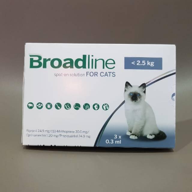 Jual Broadline - Obat kutu kucing ampuh plus obat cacing dan scabies ...