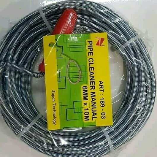Jual Kawat Alat Pembersih Pipa Mampet 10 Meter Saluran Air Mampet Nankai | Shopee Indonesia