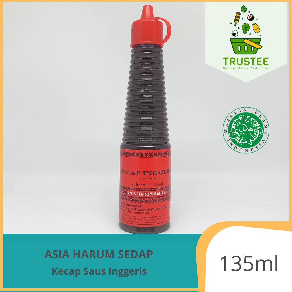 Jual Asia Harum Sedap Kecap Saus Inggris / Inggeris Wangi Halal 135ml ...