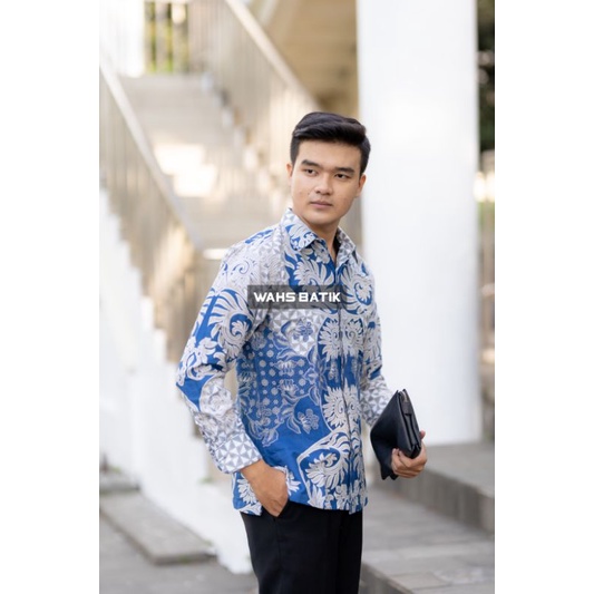 Jual WAHS BATIK - MAHOGRA RAYA Batik Pria Kemeja Lengan Panjang Full ...