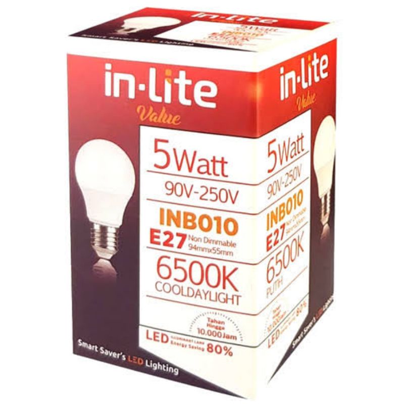 Jual INLITE LAMPU LED MURAH / IN LITE BHOLAM LED INB010 5W, 7W, 9W, 11W ...