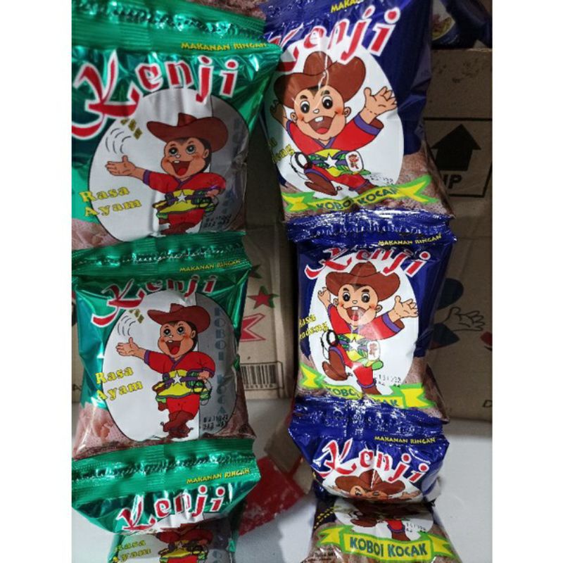 Jual Kenji Koboy Chiki Jadul Renceng / Kenji Cemilan Snack Jadul Koboy ...