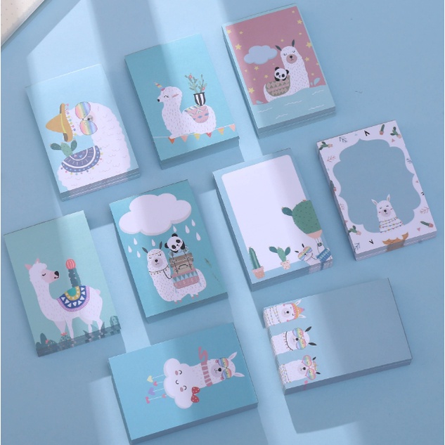 Jual Grasshorse Llama korean Design Sticky Note / Memo Stick Karakter ...