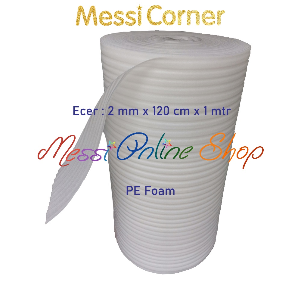 Jual Busa Spon PE Foam Sheet Wrapping Ecer 2 mm x 120 cm x 1 mtr 45 ...