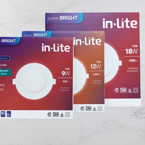 Jual Lampu Led Panel Inlite In-Lite Inbow In Lite 3w 6w 9w 12w 18w ...