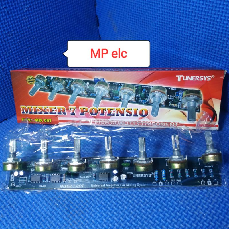Jual Kit Penguat Mic Mixer 7 Potesio mix 007 Tunersys | Shopee Indonesia