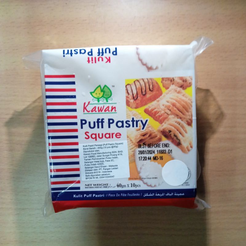 Jual KAWAN PUFF PASTRY SQUARE 400 GR | Shopee Indonesia