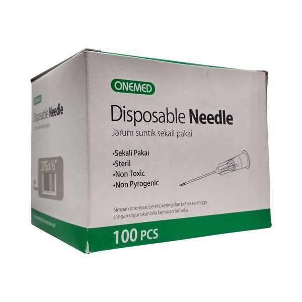Jual ONEMED DISPOSABLE NEEDLE 27G PCS | Shopee Indonesia