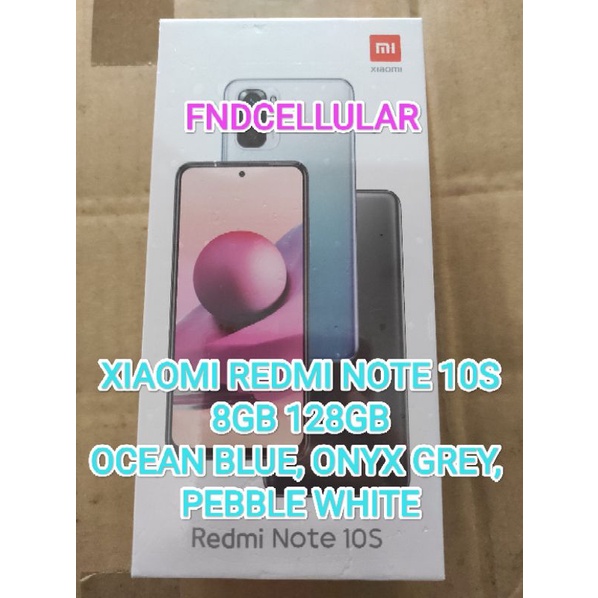 Jual XIAOMI REDMI NOTE 10S 8GB 128GB OCEAN BLUE, ONYX GREY, PEBBLE ...