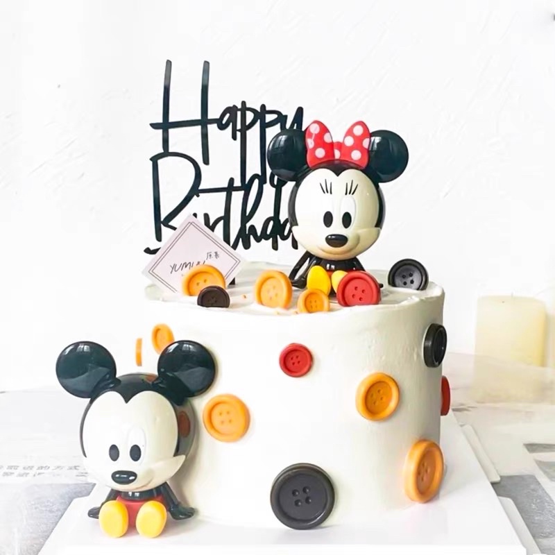 Jual Topper Boneka Mickey Minnie Mouse Dekorasi Hiasan Kue Ulang Tahun ...