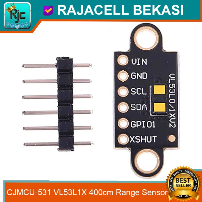 Jual CJMCU-531 VL53L1 400cm ToF Range Sensor Ketinggian Time of Flight ...