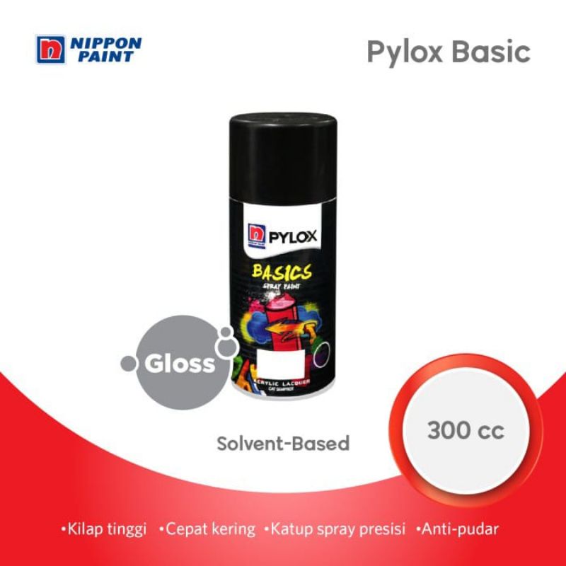 Jual Pylox Pilox Piloks Basic Nippon Paint 300 Cc Besi Plastik Kayu ...