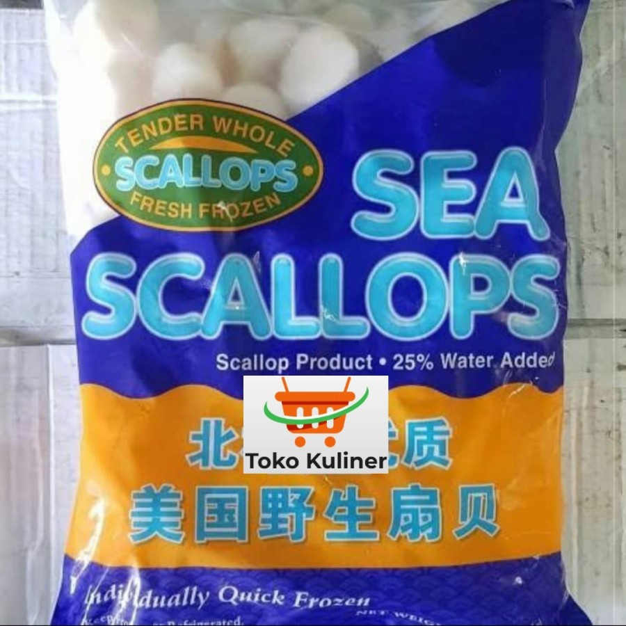 Jual Scallop USA / Mukimi US / Kerang Kampak 2.27 kg - Super Jumbo ...