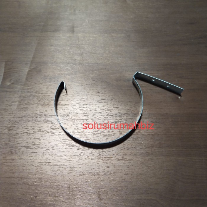Jual gantungan talang 8 " oval besi / gantungan talang 8 " bulat besi ...