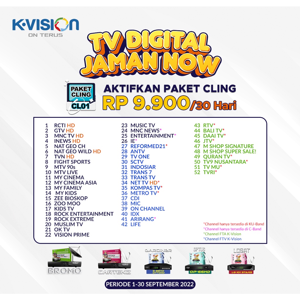 Jual Voucher K-Vision Terlengkap & Harga Terbaru September 2023 | Shopee Indonesia