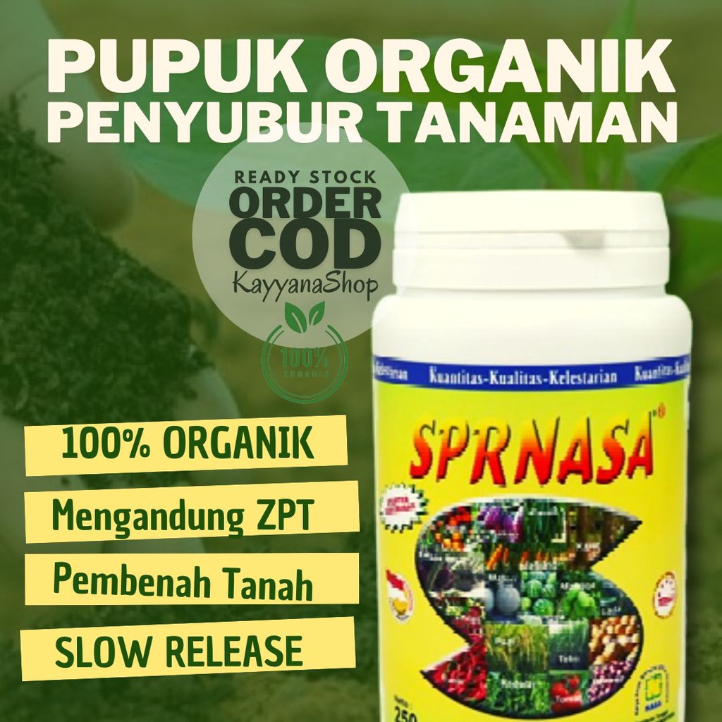 Jual Pupuk Supernasa 250 Gr SPR NASA / Pupuk Penyubur Tanaman dan Buah ...