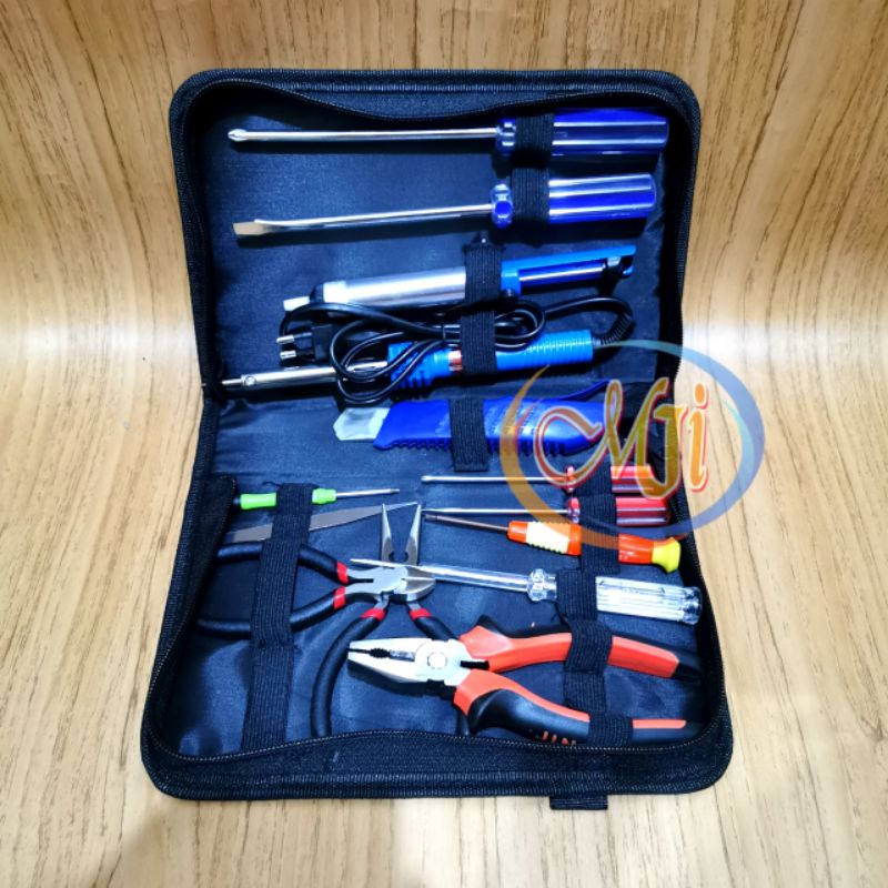 Jual Electro Tool Set Electronic Toolset 14 Pcs Sands | Shopee Indonesia