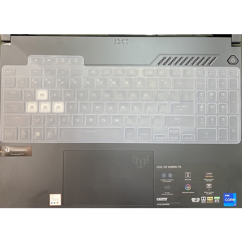 Jual Pelidung keyboard Laptop ASUS TUF A15 FA507 FA507R FA507RE silicon ...