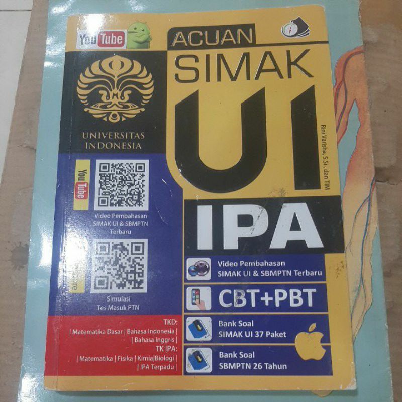 Jual BUKU ACUA SIMAK UI IPA CBT + PBT | Shopee Indonesia