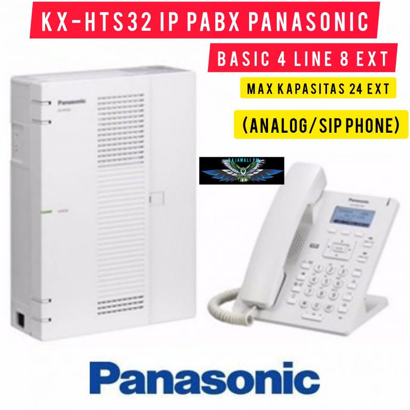 Jual Panasonic HTS 32 ip Pabx kapasitas Basic (4 line 8 Ext)Garansi resmi Itcomm | Shopee Indonesia