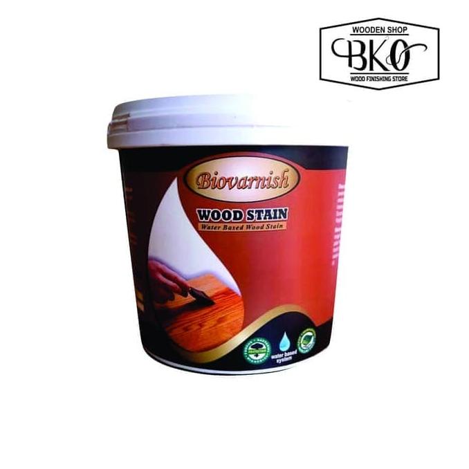 Jual cat kayu woodstain waterbased biovarnish | Shopee Indonesia