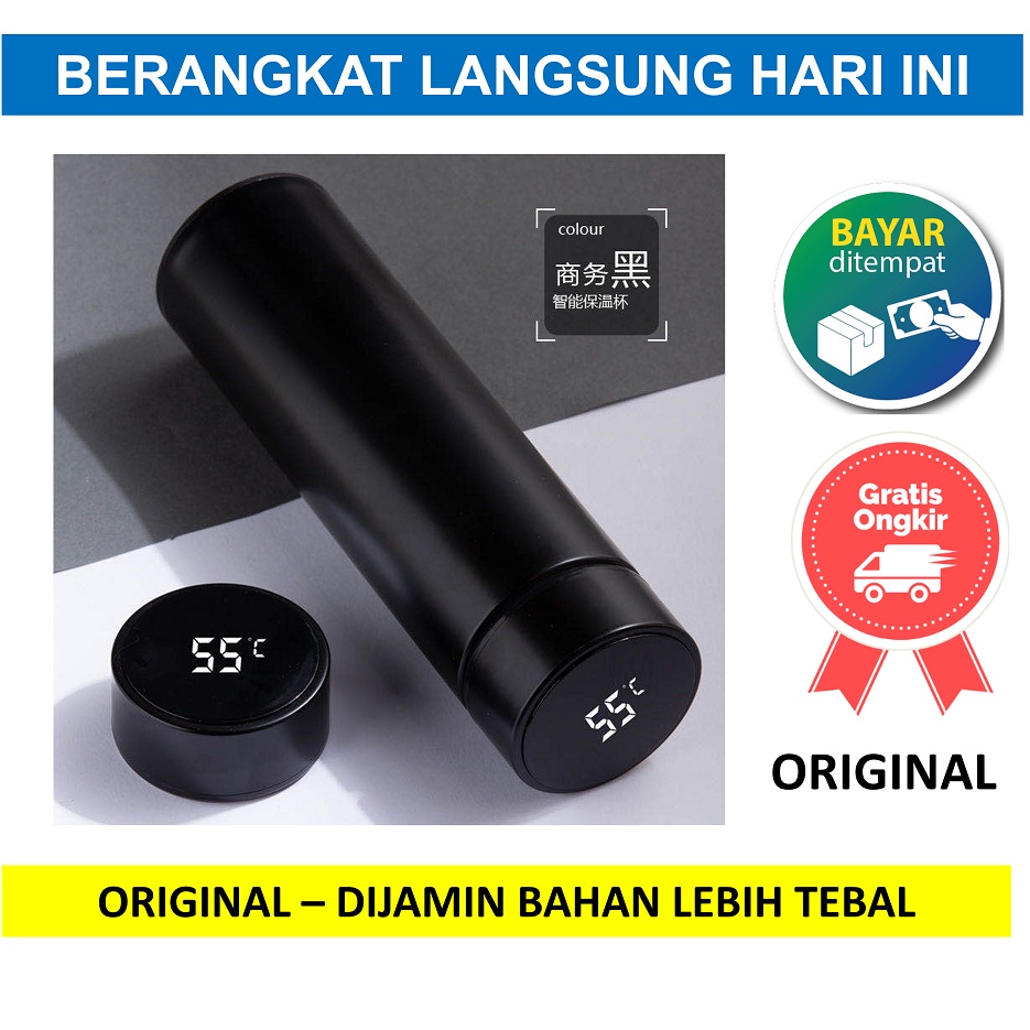 Jual Thermos Termos Tumbler Botol Minum Tahan Panas ada Display Suhu ...