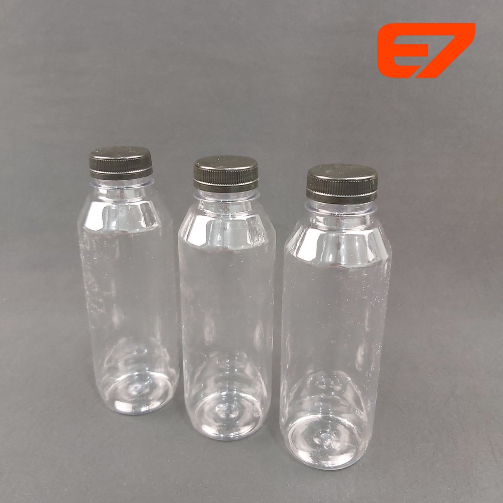 Jual Botol Plastik PET Kale+Tutup Botol Almond Juice 500ml (500pcs) | Shopee Indonesia
