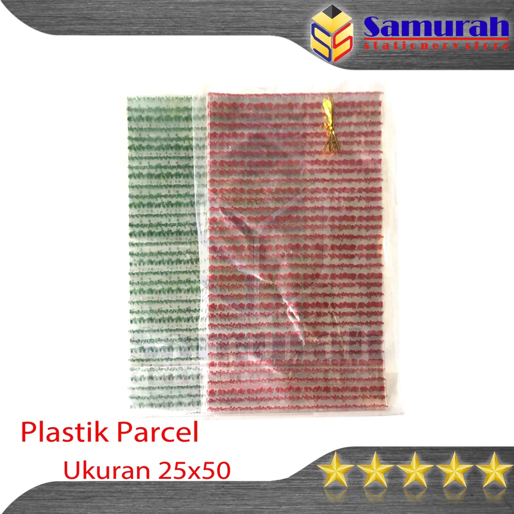 Jual Kantong Plastik Parsel Lebar 25 x 50 cm Motif / Plastic Parcel ...