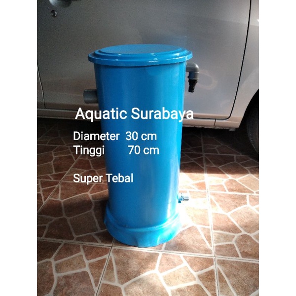 Jual Tong Filter Fiber Size L D:30 T:70 Tabung Filter Kolam Koi ...