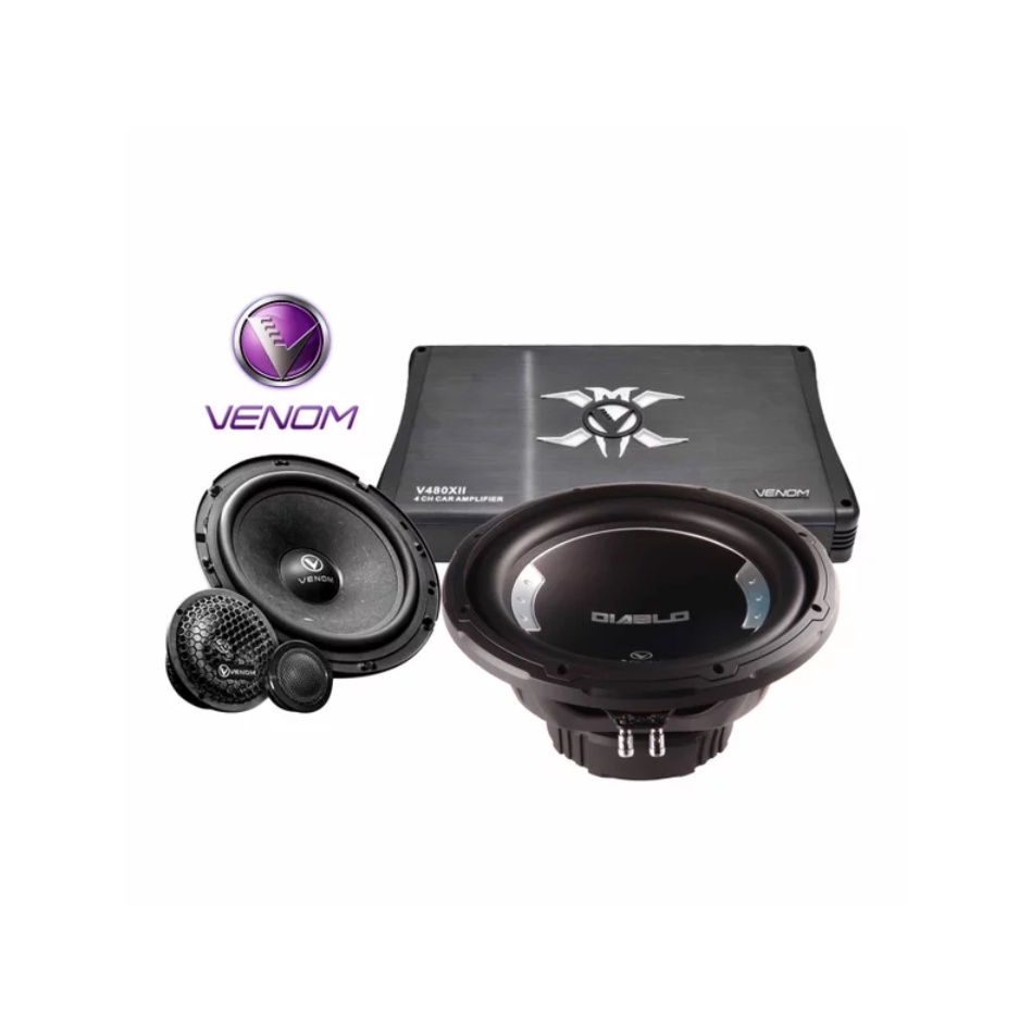 Jual Paket Audio Mobil Venom 3 Way | Shopee Indonesia