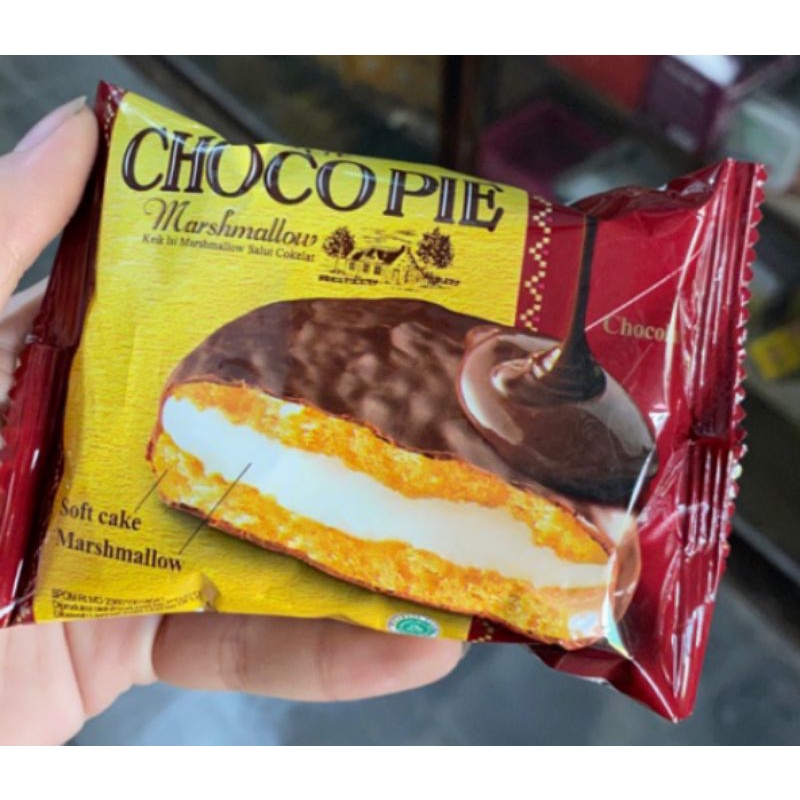 Jual Choco Pie Lotte Chochopie 28gr SATUAN Snack Kue Bolu Cake Sandwich ...
