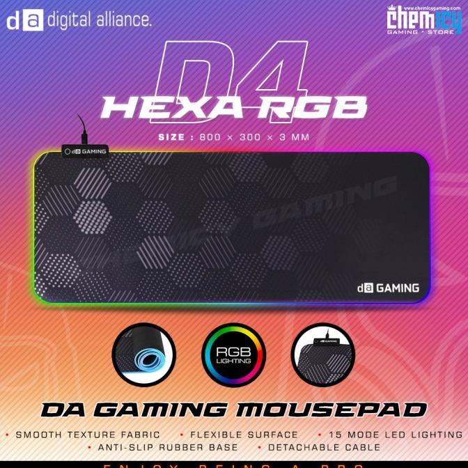 Jual Digital Alliance D4 Hexa Rgb Gaming Mousepad | Shopee Indonesia