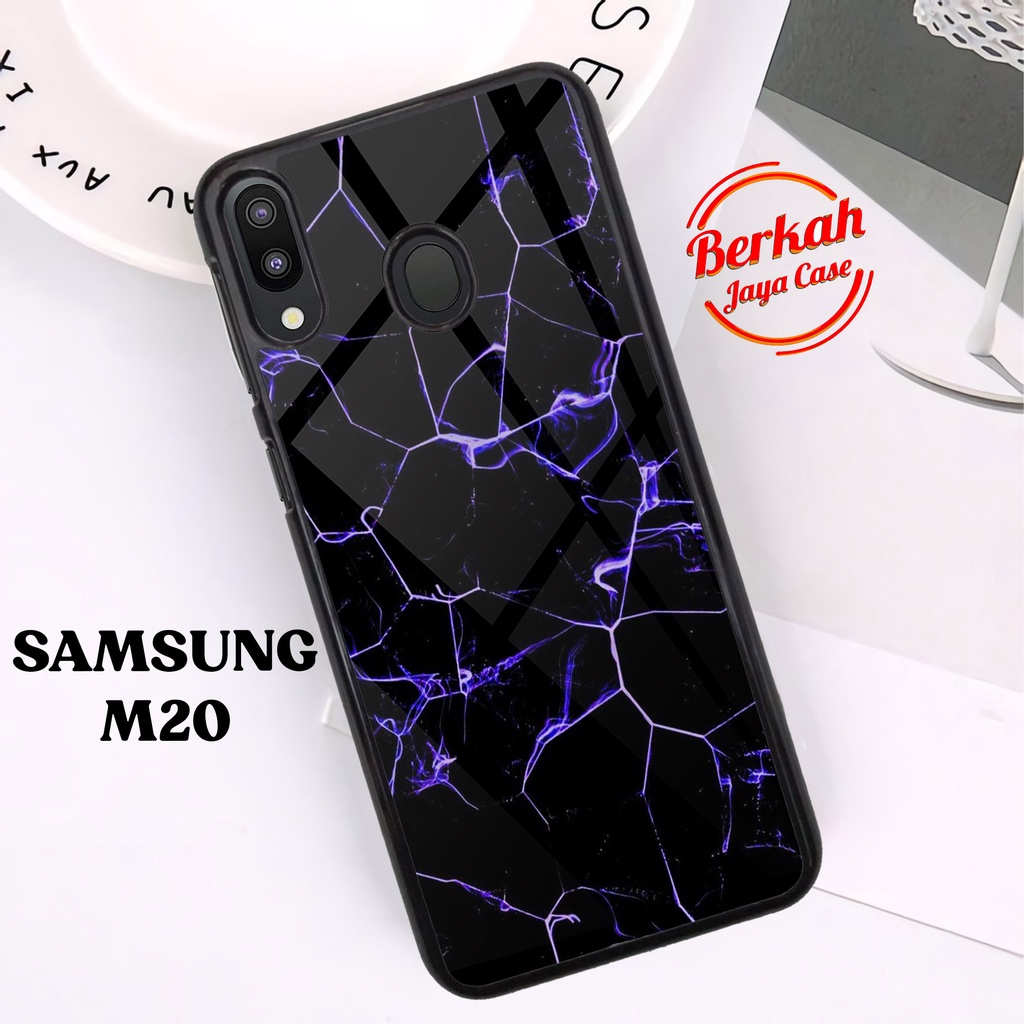 Jual Case Samsung M20 Casing Samsung M20 Case ABSTRAK KUBIK Hardcase ...