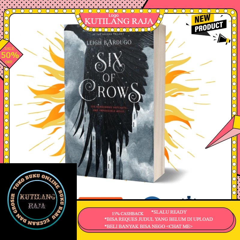 Jual Buku Six Of Crows - Leigh Bardugo ( English ) | Shopee Indonesia
