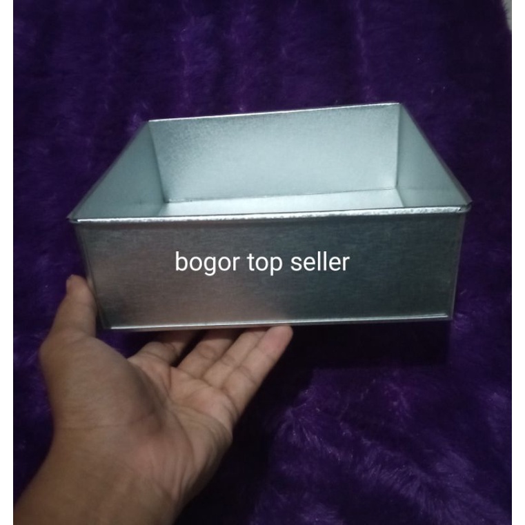 Jual Loyang kue Loyang persegi 20x20 tinggi 7cm | Shopee Indonesia