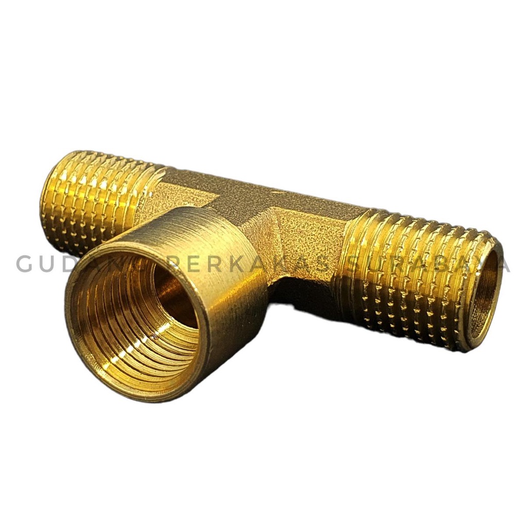 Jual T CONNECTOR M x F x M SAMBUNGAN PIPA CABANG 3 SAMBUNGAN SELANG ...
