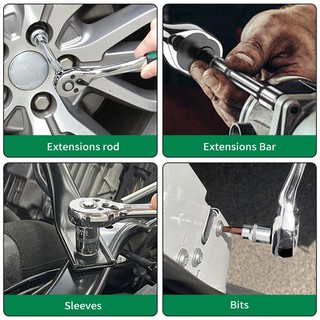 Jual Isku Gagang Ratchet Stang Kunci Shock 1/2 dan 1/4 Sock Sok Rachet ...