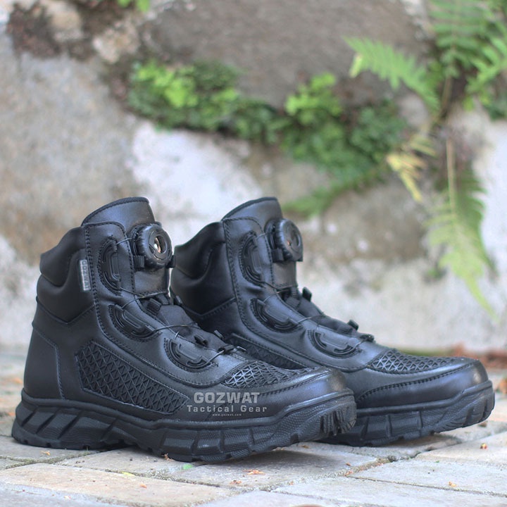 Jual Sepatu PDL PDH Tali Putar Pendek 6 inch TNI Polri Jaring Sarang ...