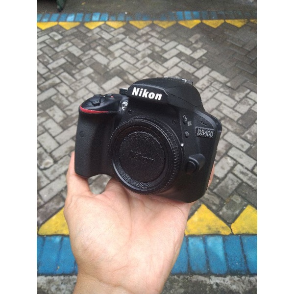 Jual Kamera DSLR NIKON D3400 KIT + LENSA FIX 50mm f1,8 + BONUS (Second ...