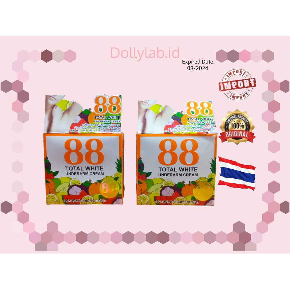 Jual 88 Total White Underarm Cream - Original Thailand 100% ORIGINAL ...