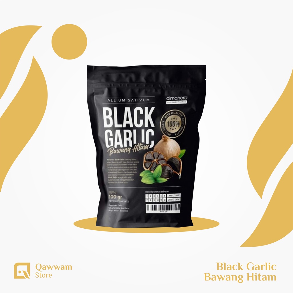 Jual ALMAHERA Allium Sativum Black Garlic Bawang Putih Hitam Panggang ...