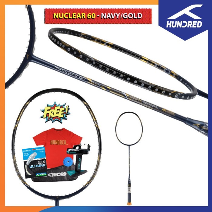 Jual HUNDRED Raket Nuclear 60 Raket Badminton Original | Shopee Indonesia