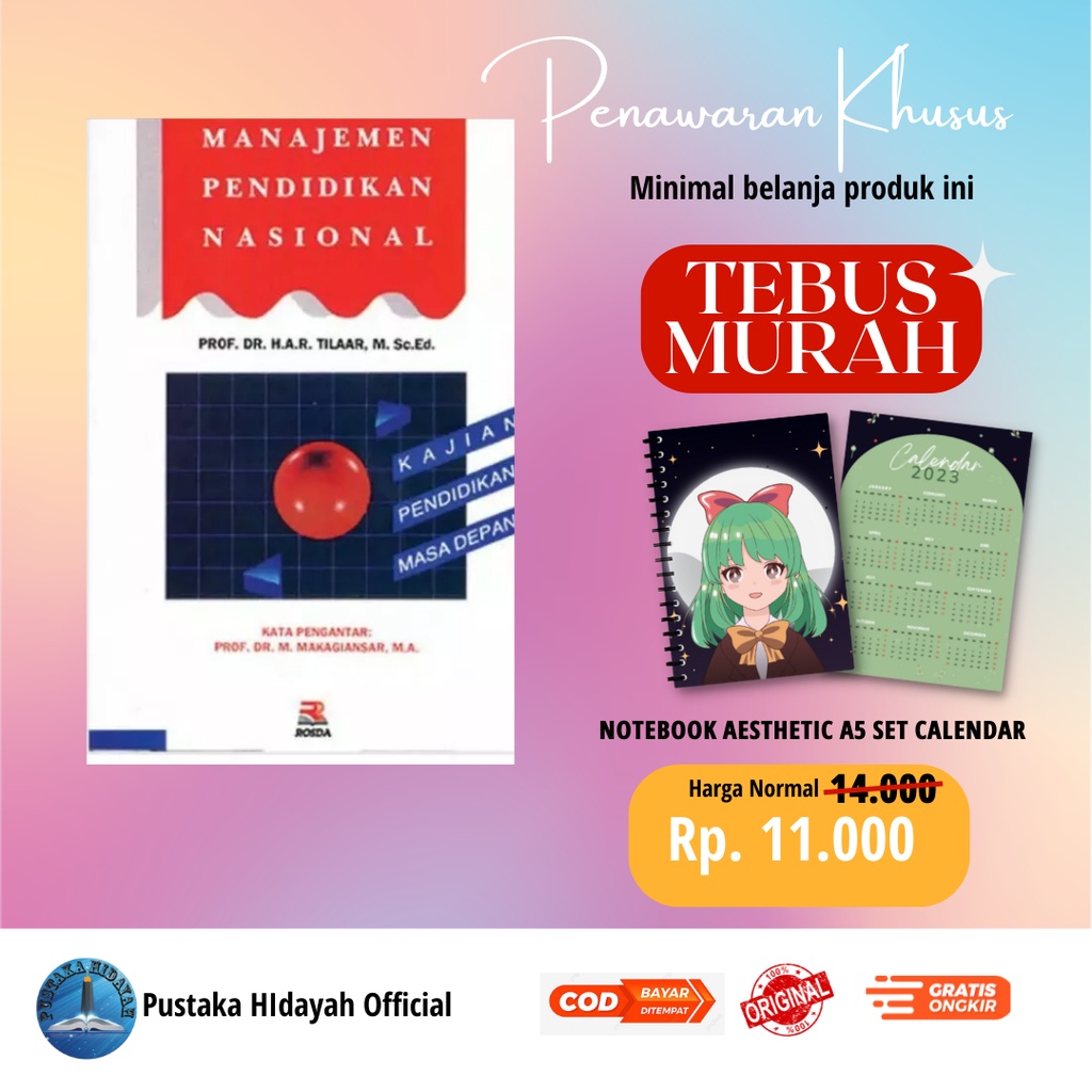 Jual Buku Manajemen Pendidikan Nasional - Tilaar | Buku Pendidikan Buku ... Jual Buku Manajemen Pendidikan Nasional - Tilaar | Buku Pendidikan Buku ...