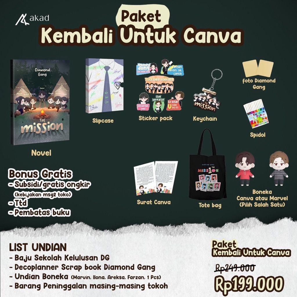 Jual Novel Diamond Gang The Mission - Ita Krn | Shopee Indonesia