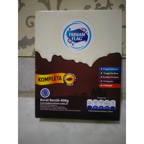 Jual Frisian flag kompeta coklat UK 400 g | Shopee Indonesia