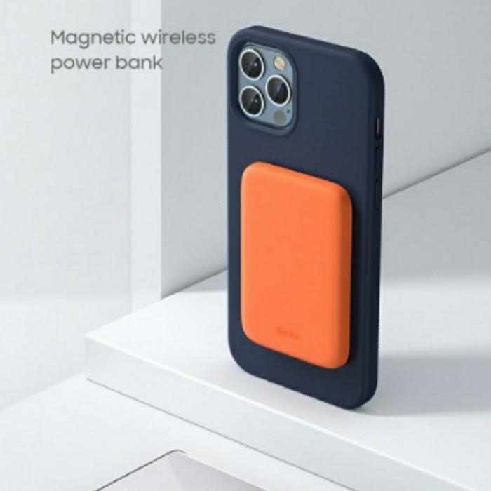 Jual Benks MP01 Magsafe Magnetic Wireless Power Bank For Iphone 12 series | Shopee Indonesia