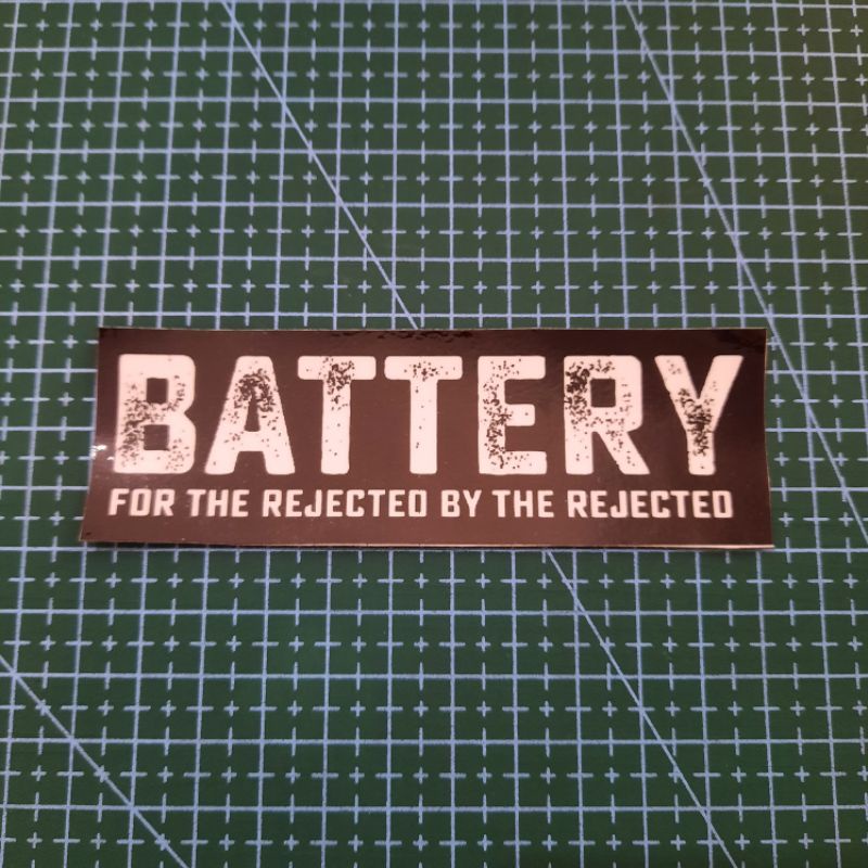 Jual Sticker Band BATTERY (BOOTLEG) | Shopee Indonesia