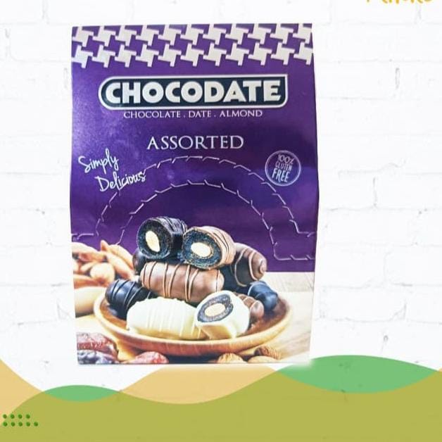 Jual Chocodate Assorted 33g - Cemilan Coklat Kurma Isi Almond | Shopee ...